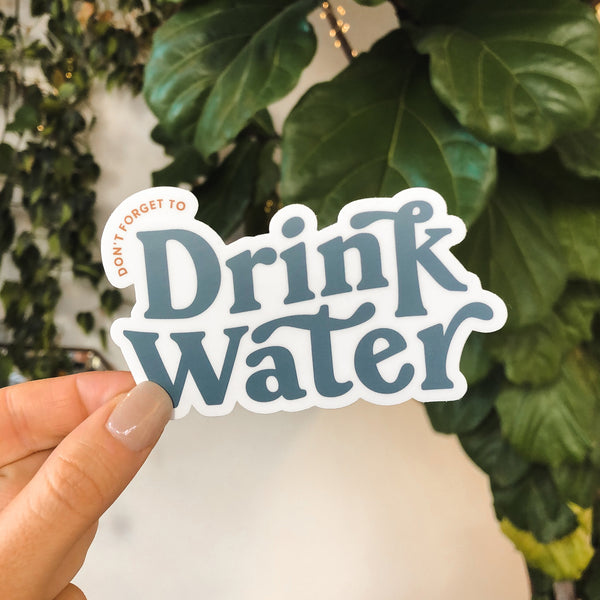 Drink Water Sticker – The Anastasia Co.