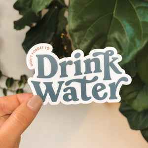 Drink Water Sticker – The Anastasia Co.