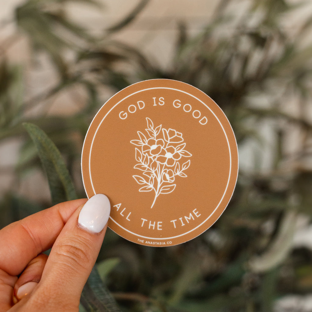 God is Good Sticker – The Anastasia Co.