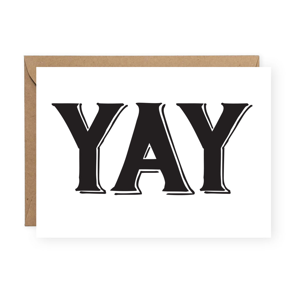 YAY Card - Congratulations Greeting Card – The Anastasia Co.