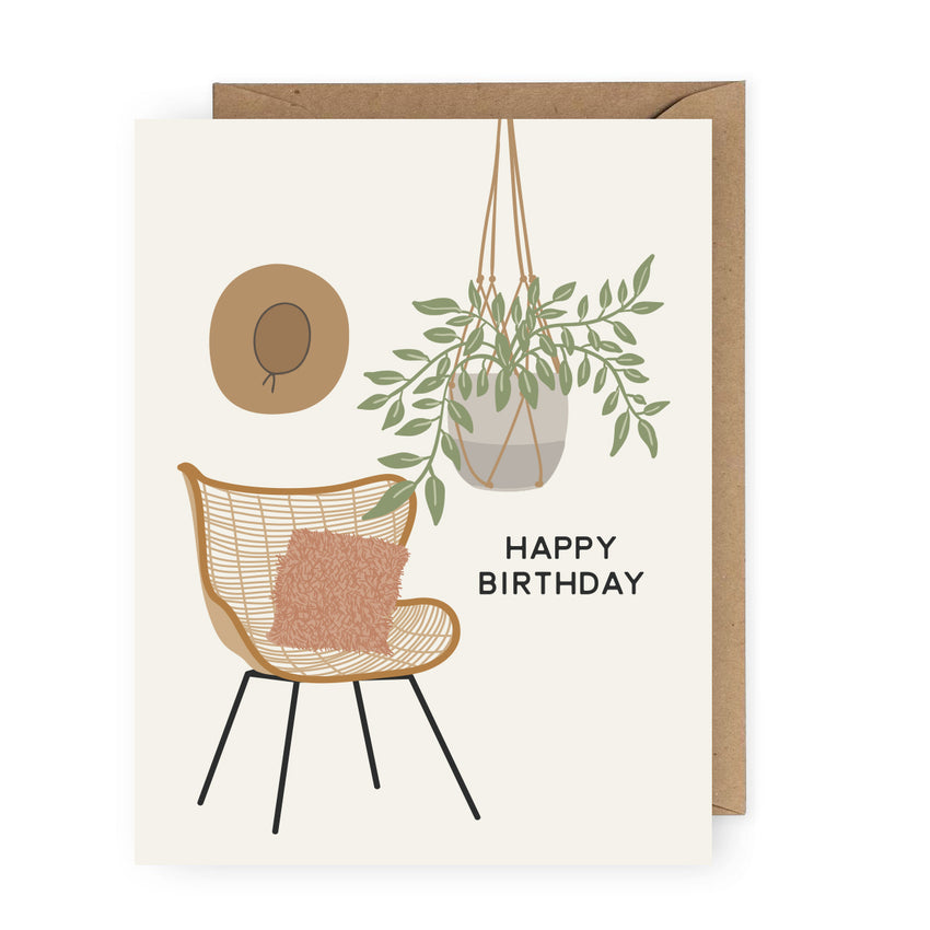 Boho Happy Birthday Greeting Card – The Anastasia Co.