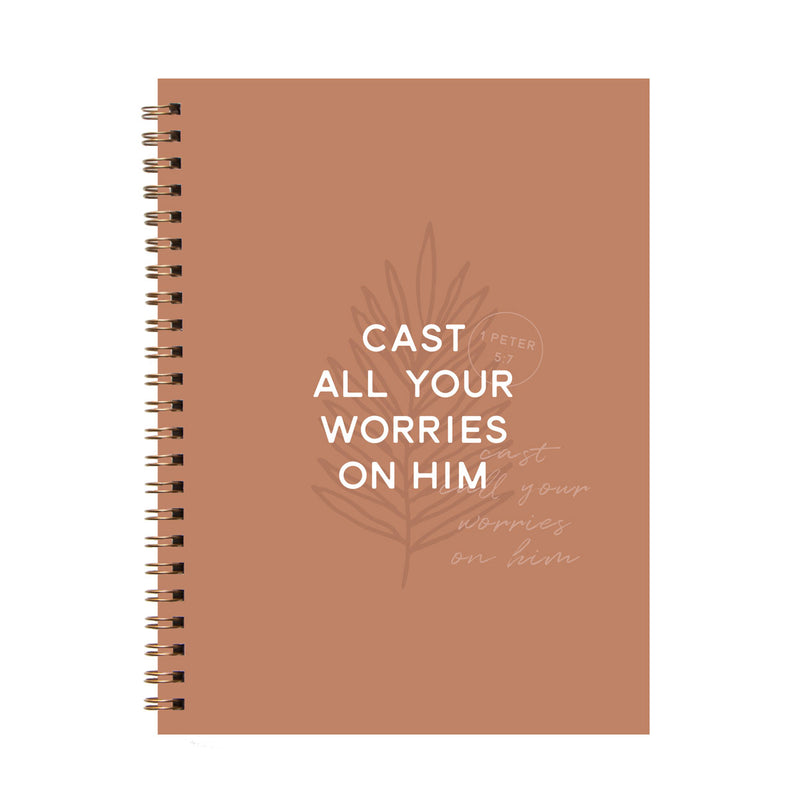 Cast all Your Worries Softcover Journal – The Anastasia Co.