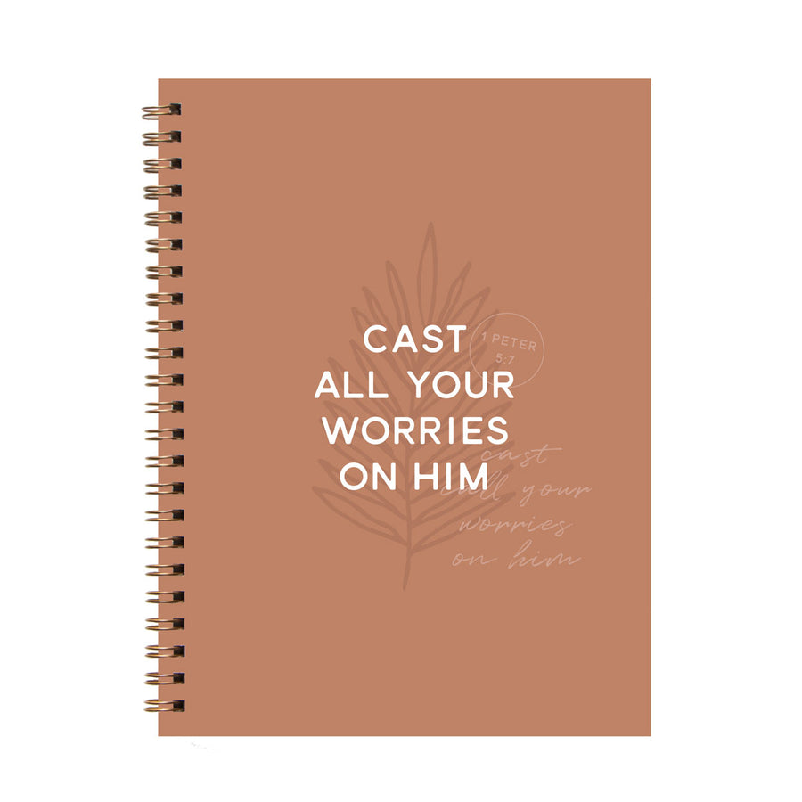 Cast all Your Worries Softcover Journal – The Anastasia Co.