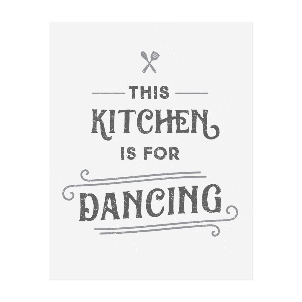 This Kitchen is for Dancing Art Print – The Anastasia Co.