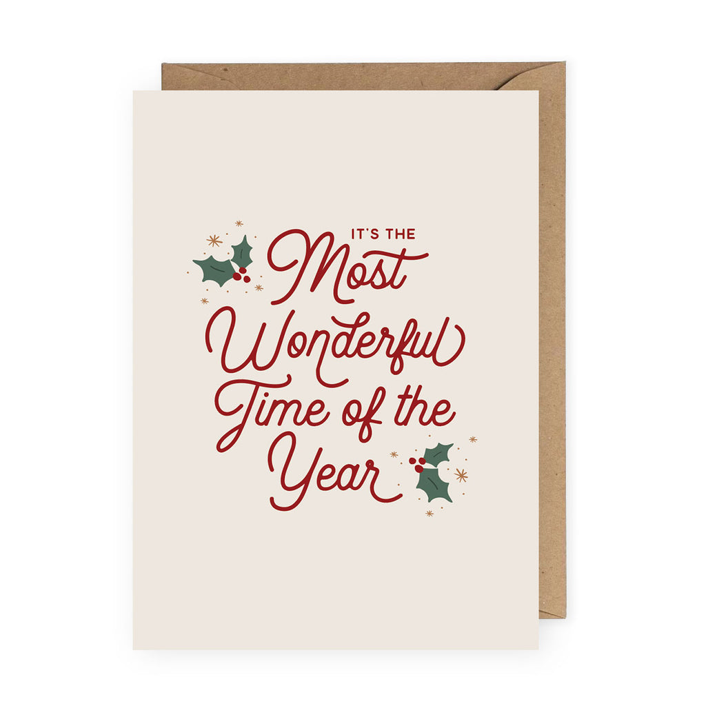 It's the Most Wonderful Time of Year Greeting Card – The Anastasia Co.