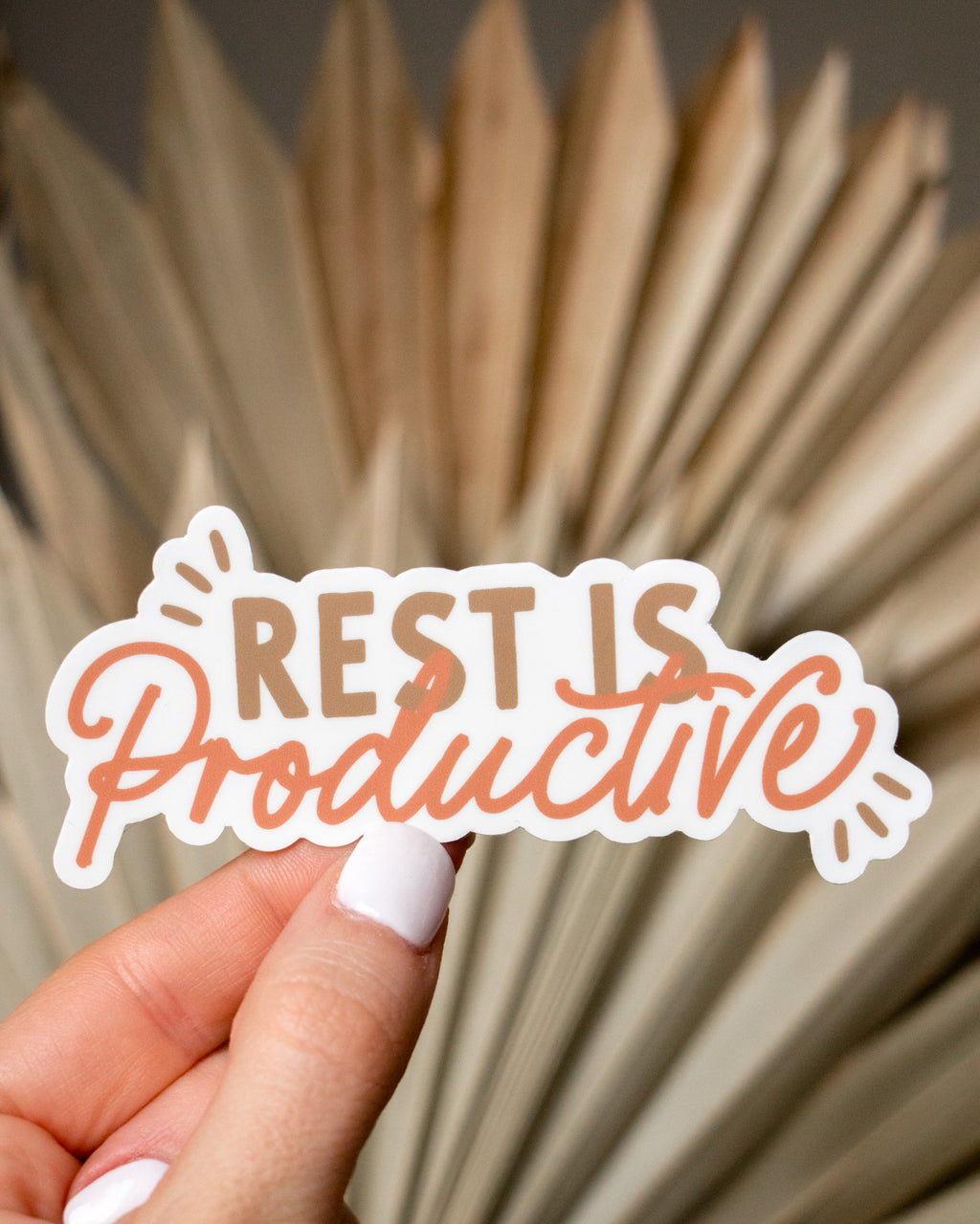 Rest is Productive Sticker – The Anastasia Co.