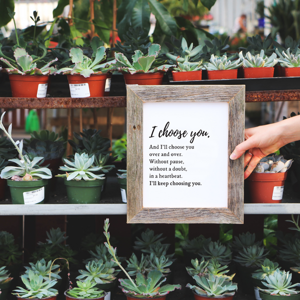 I Choose You Art Print – The Anastasia Co.
