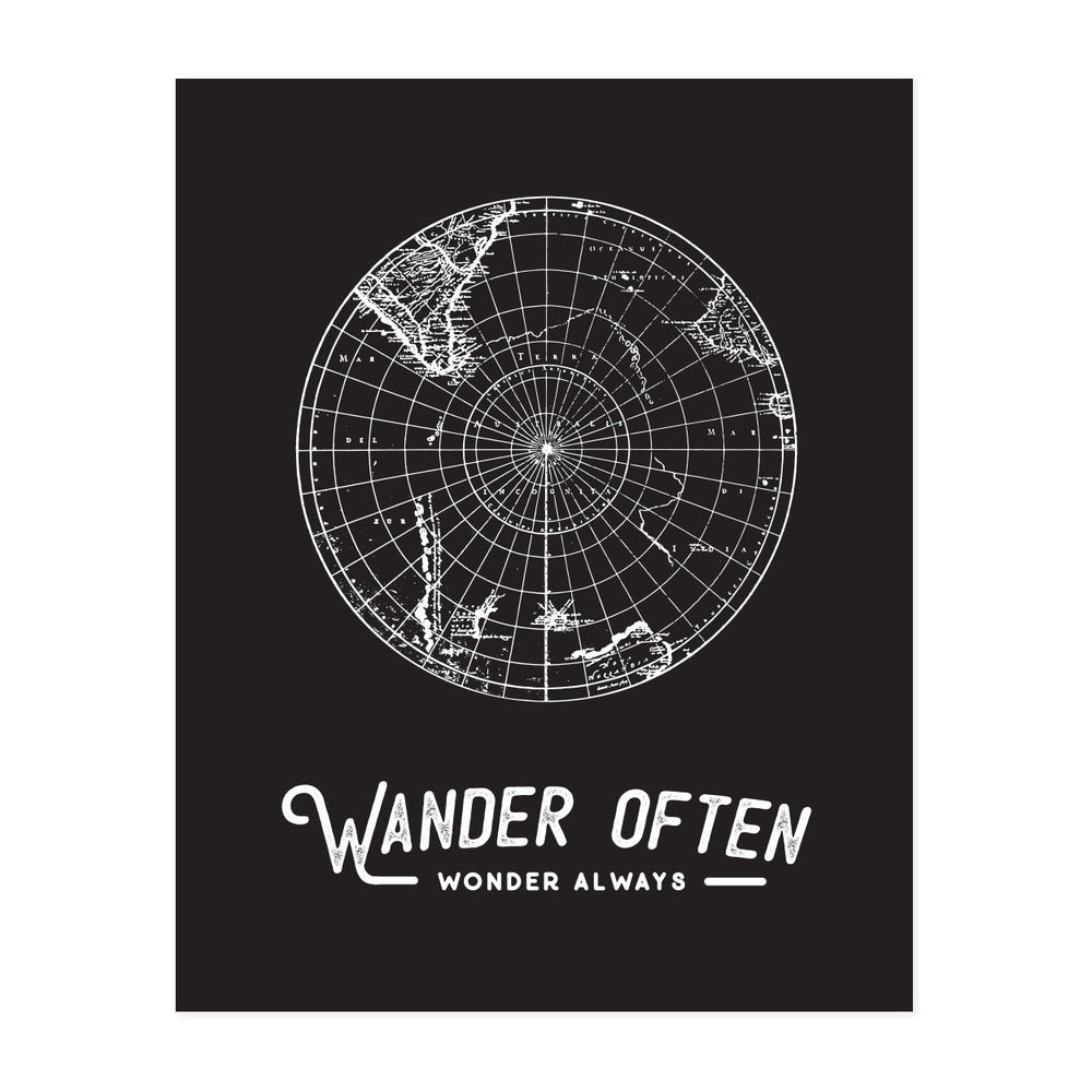 Wander Often, Wonder Always Art Print – The Anastasia Co.